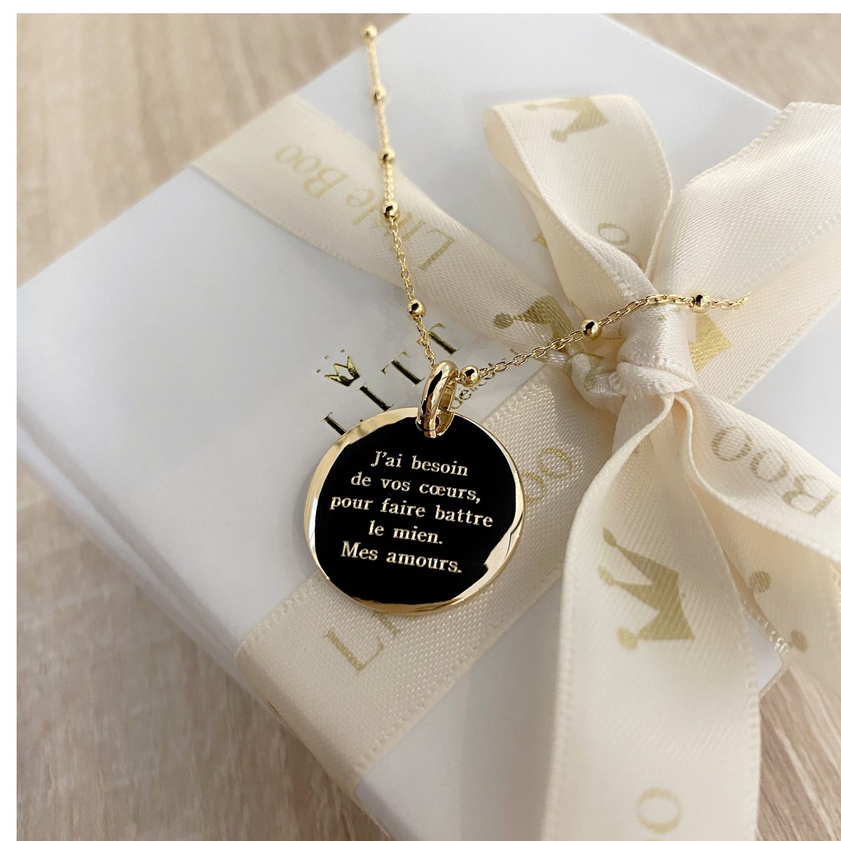 Collier personnalisé pour femme, collier à graver - Little Boo