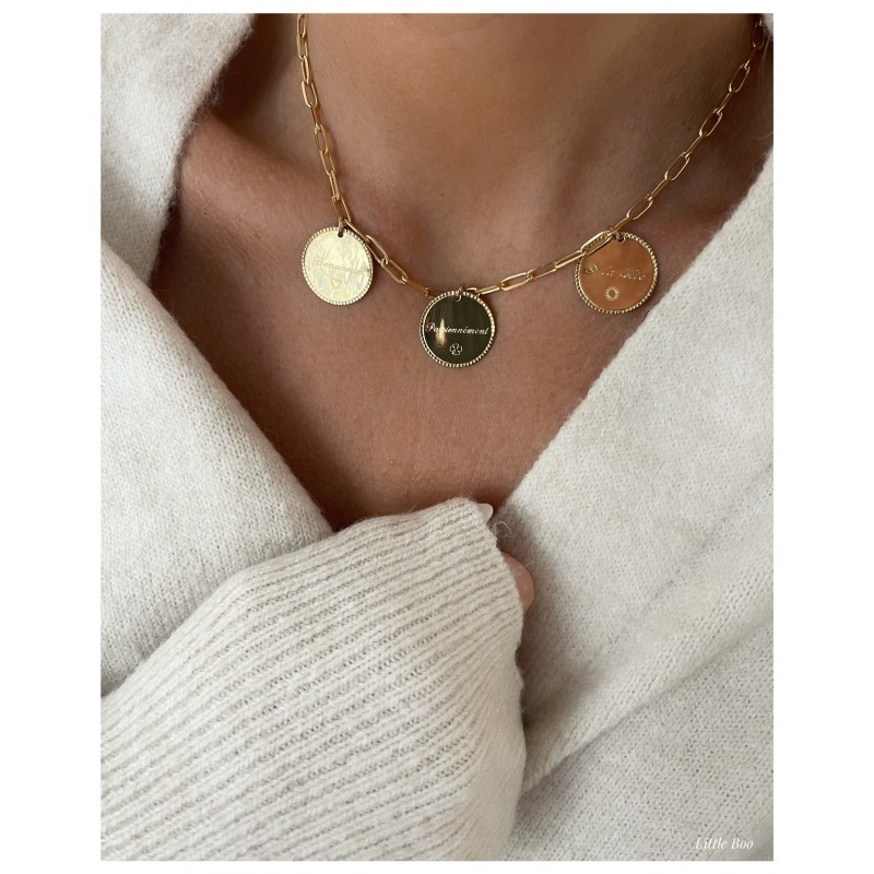 Collier plaqué or pour femme à personnaliser - Little Boo (2)